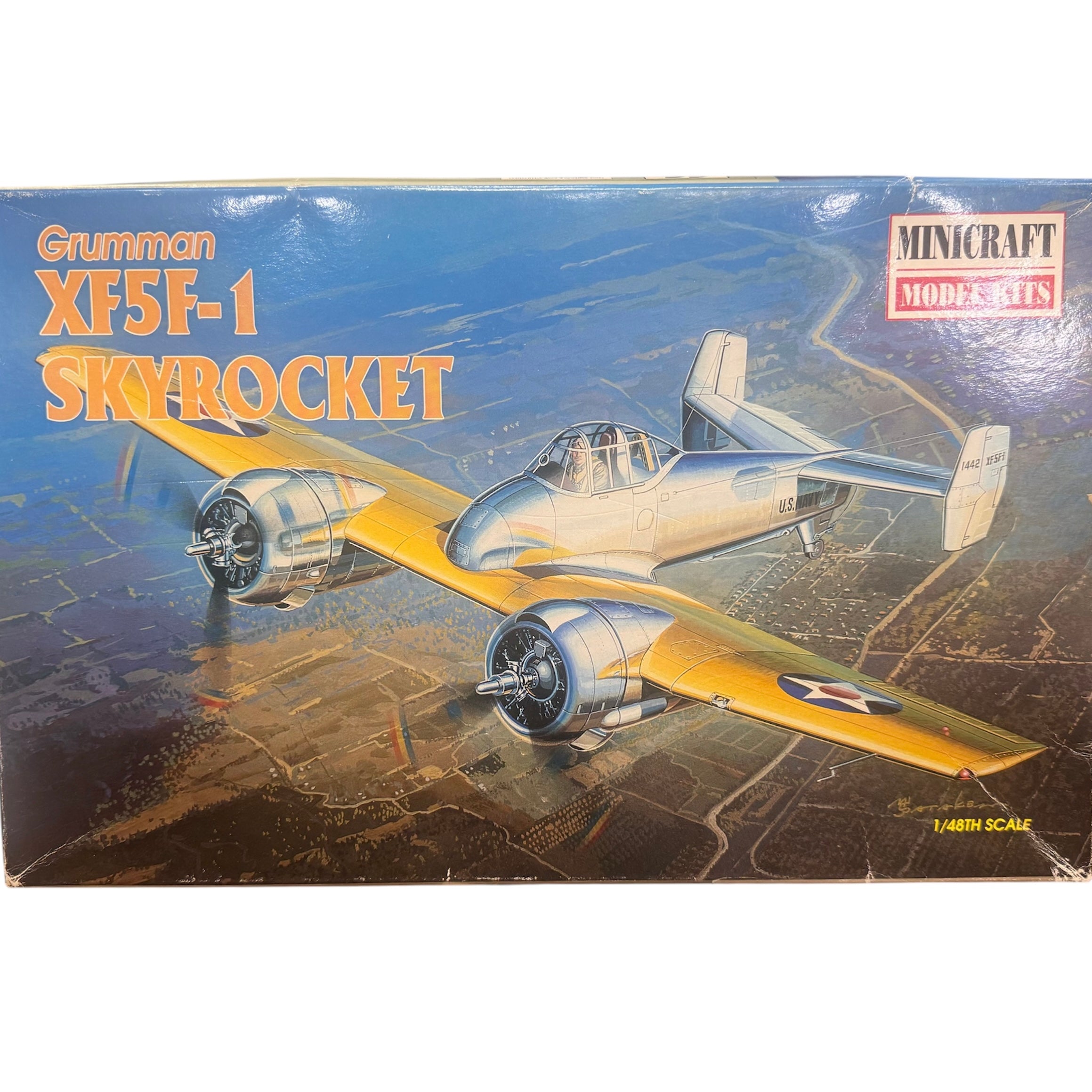 Minicraft Model Kits Grumman XF5F-1 Skyrocket – Coyote Hobby